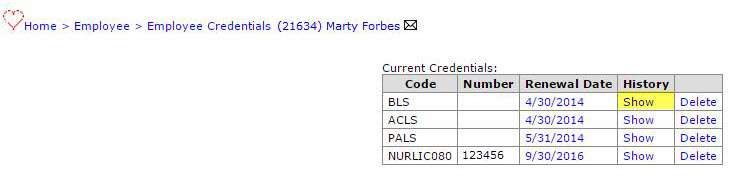 Maintaining Employee Information - Updating Employee Credentials